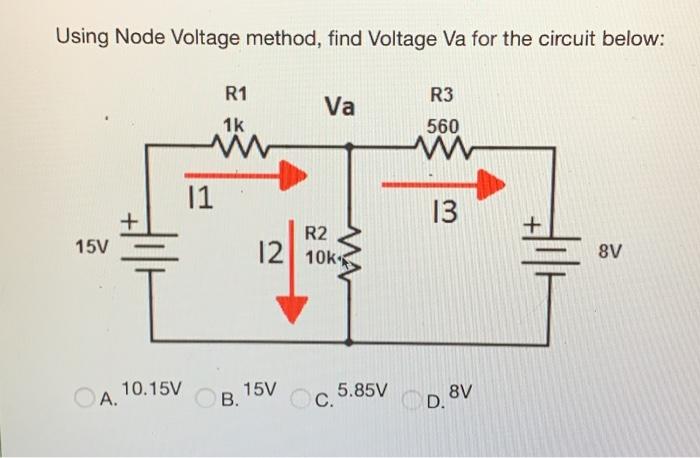 Solved Using Node Voltage method, find Voltage Va for the | Chegg.com Solved Using Node Voltage method, find Voltage Va for the | Chegg.com