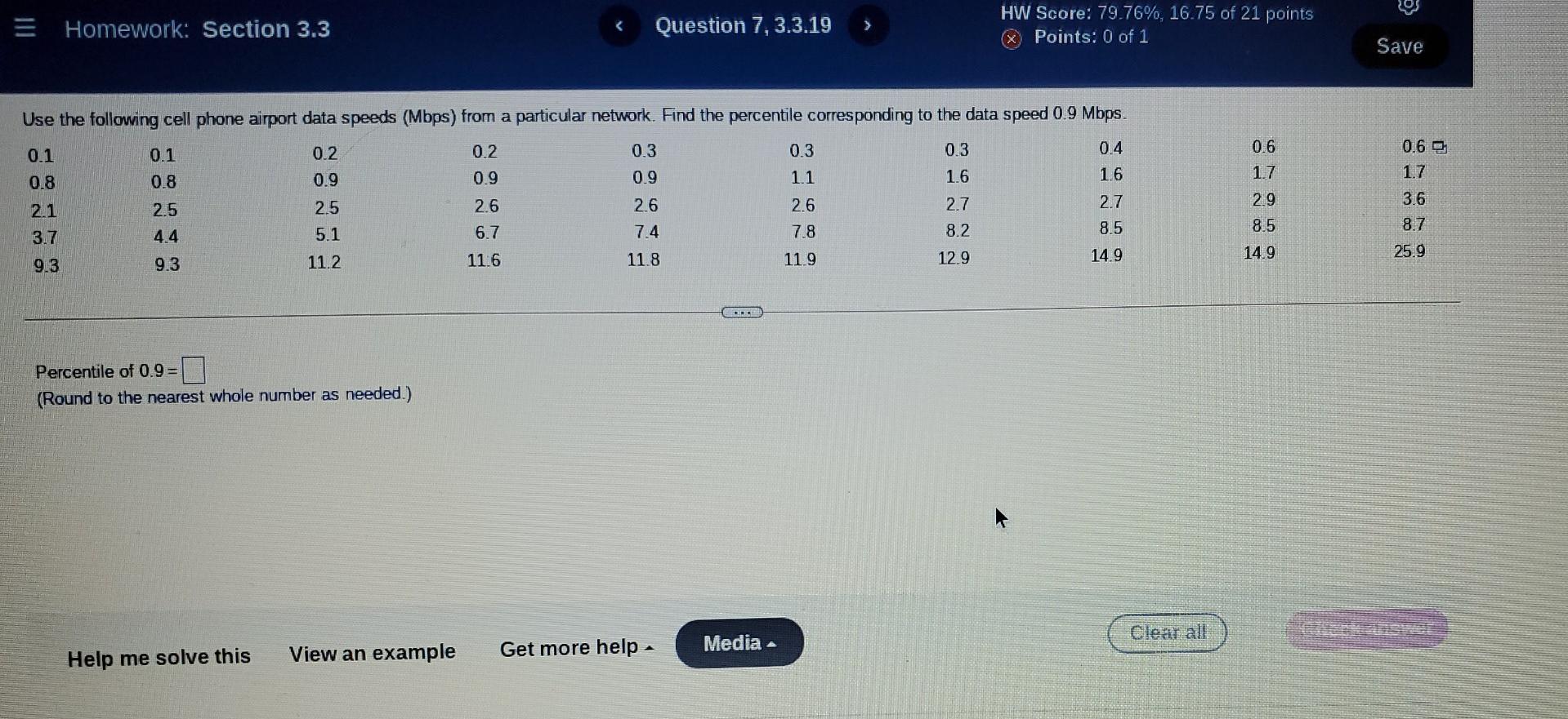 Solved Homework Section 3 3 Question 7 3 3 19 Hw Score