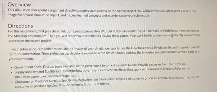 Solved Overview This simulation checkpoint assignment | Chegg.com