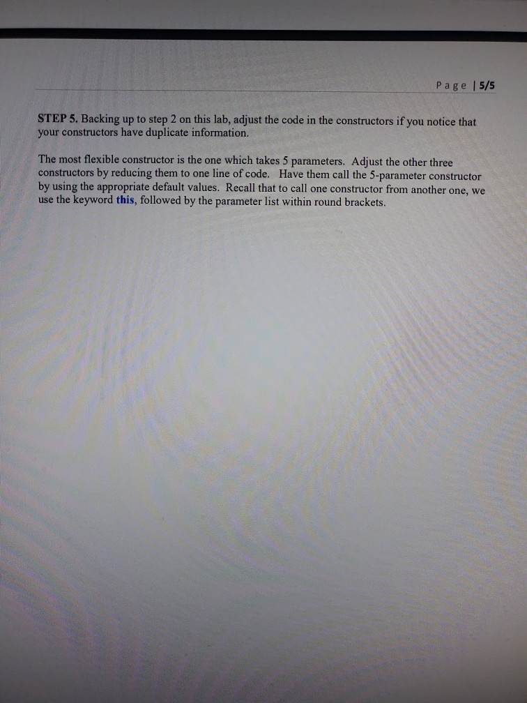 Solved Page 1 5 Ece25100 Object Oriented Programming Lab