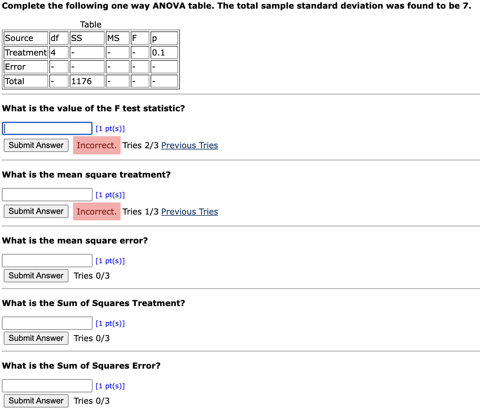 Solved Could you please fill the table while showing the | Chegg.com