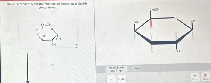 Solved Draw the product of the mutarotation of the | Chegg.com