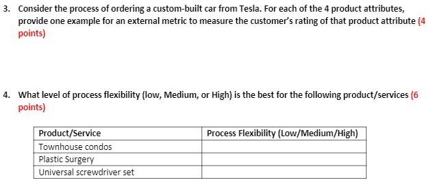 Solved Consider the process of ordering a custom-built car | Chegg.com