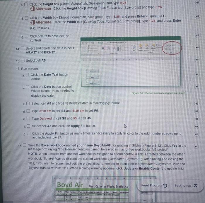 Solved Boyd Air Uses A Macros-Only Workbook And A Related | Chegg.com
