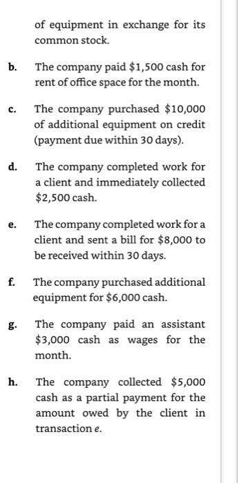 Solved Exercise 1 15 Identifying Effects Of Transactions