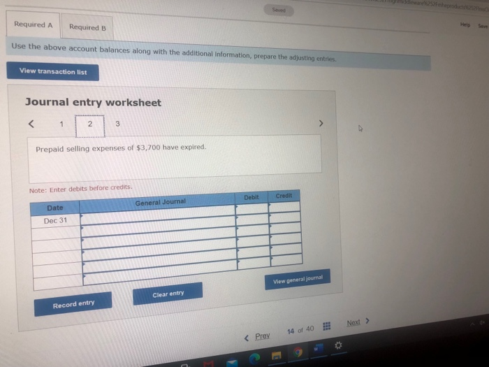 Solved The following list includes selected permanent | Chegg.com