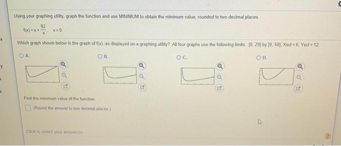Solved Using your graphing utility graph the function and | Chegg.com
