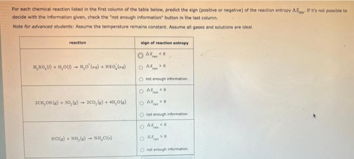 [solved] For Each Chemical Reaction Listed In The First Co