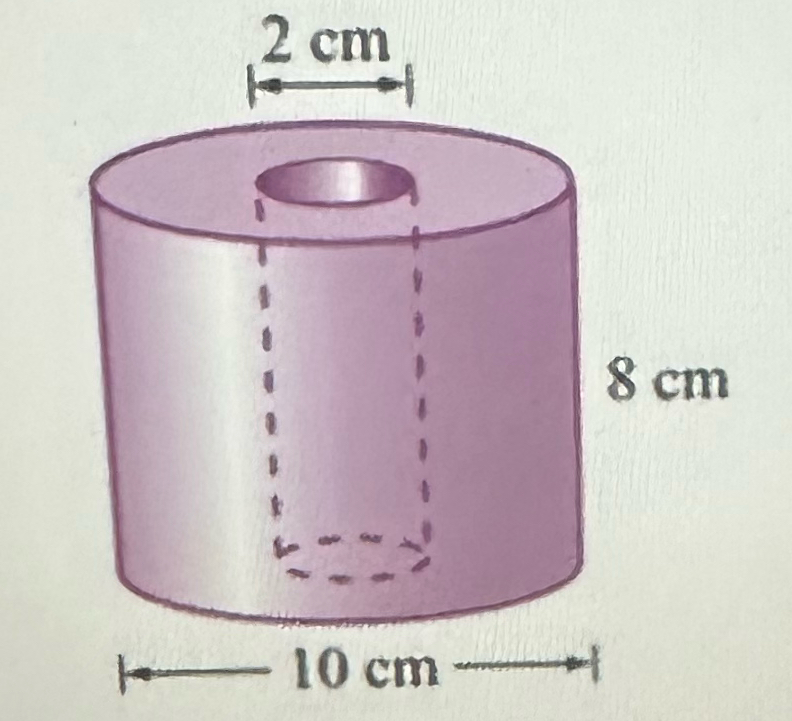 Solved Find VOLUME Of composite figure. Round to the nearest | Chegg.com
