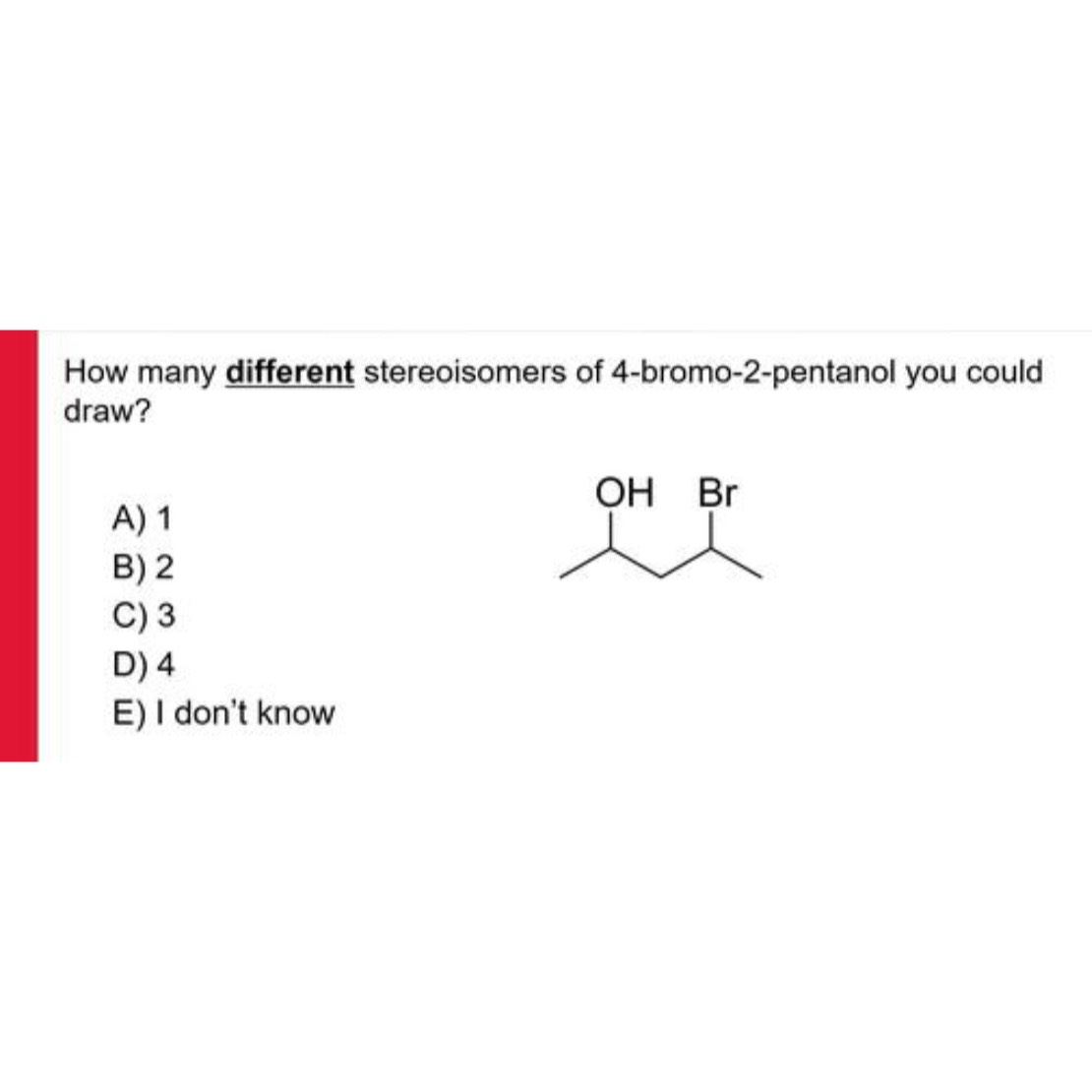 Solved How many different stereoisomers of | Chegg.com