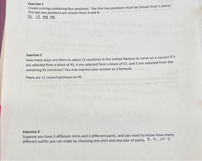 Solved Exercise 1 Create A String Containing Four Positions 