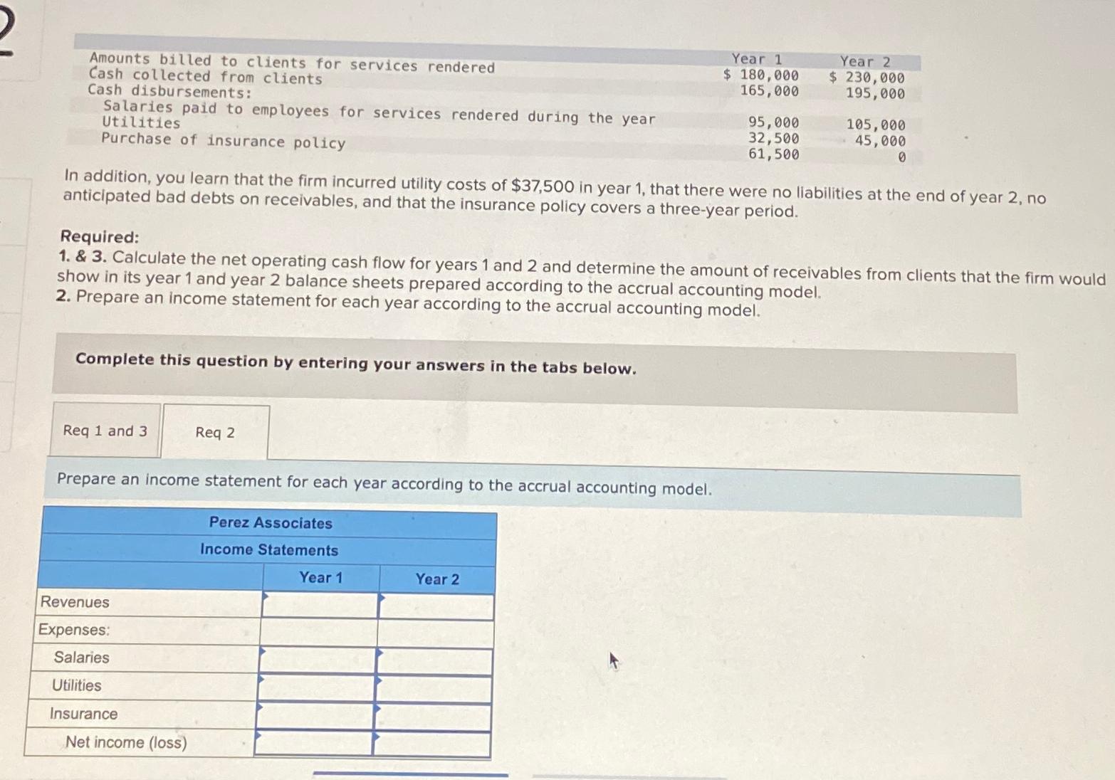 Solved \table[[\table[[Amounts billed to clients for | Chegg.com
