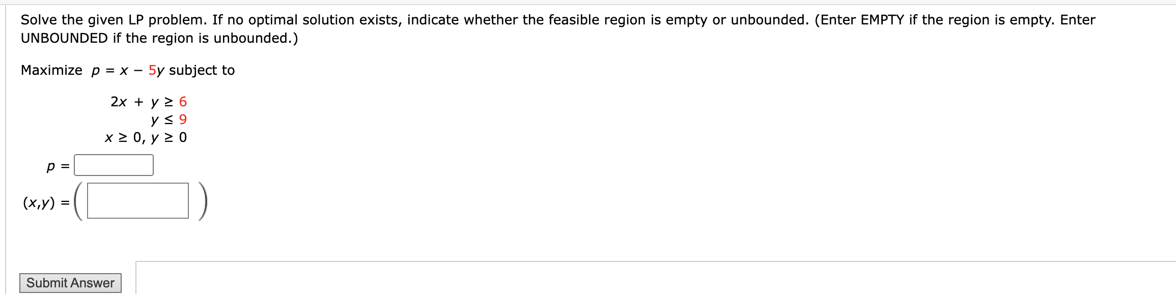 Solved Solve the given LP problem. If no optimal solution | Chegg.com