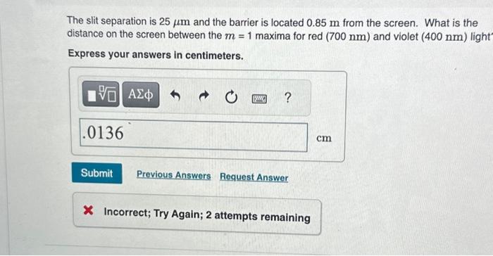 Solved (Figure 1) shows the interference pattern produced by | Chegg.com