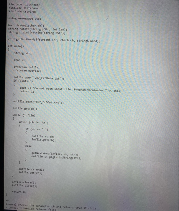 Solved #include #include #include using namespace std; | Chegg.com