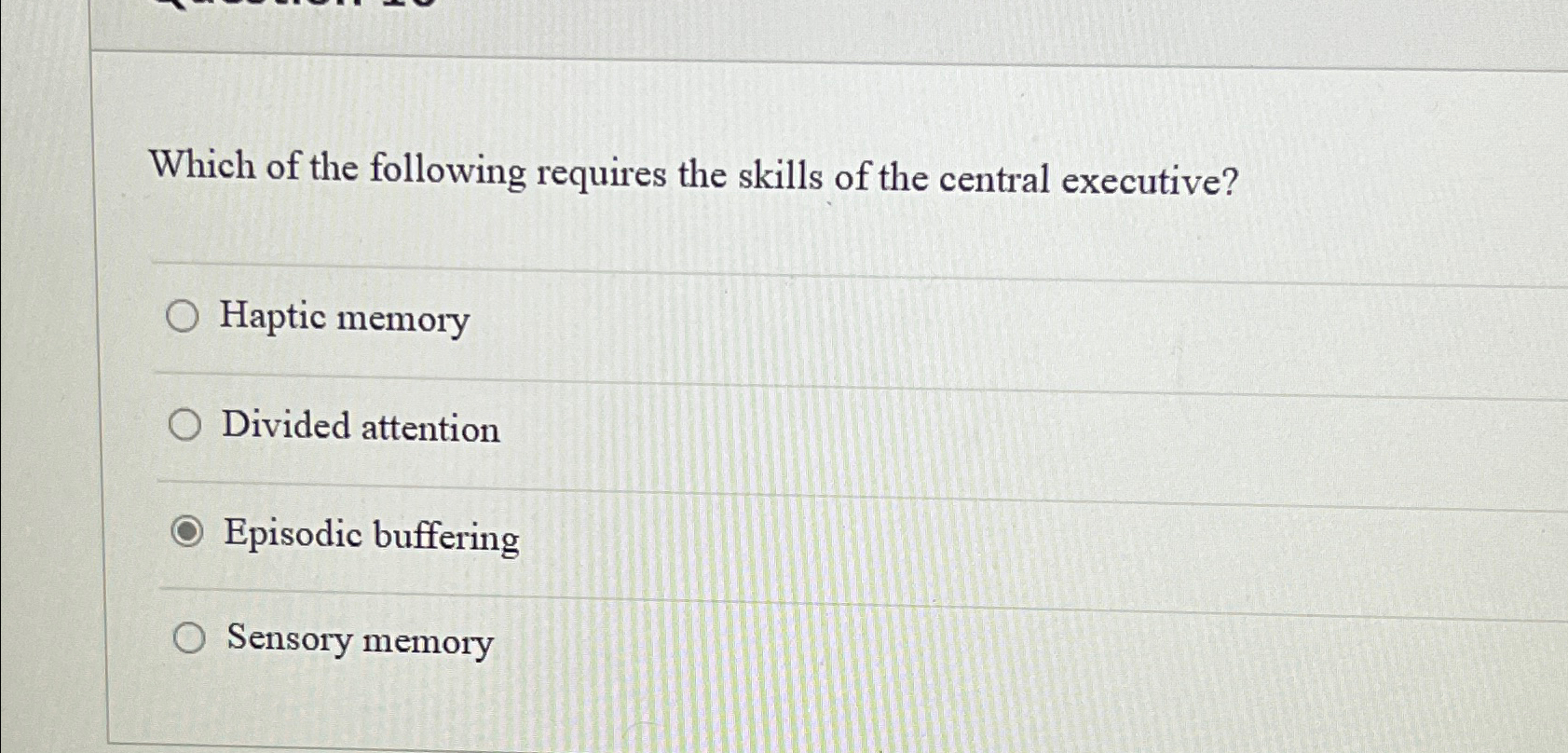 Solved Which of the following requires the skills of the | Chegg.com