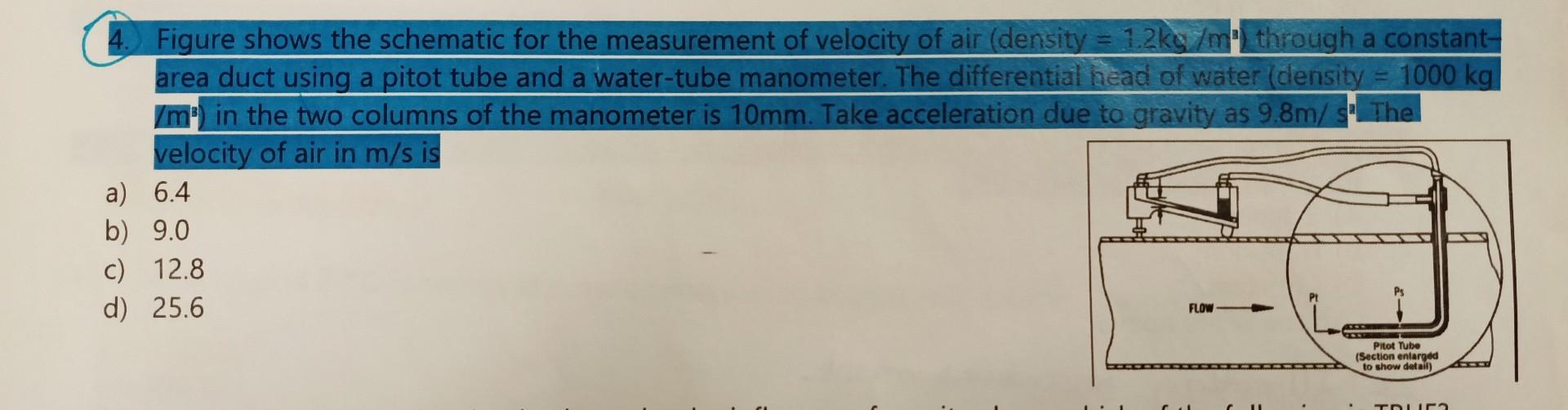 Solved 4. Figure shows the schematic for the measurement of | Chegg.com