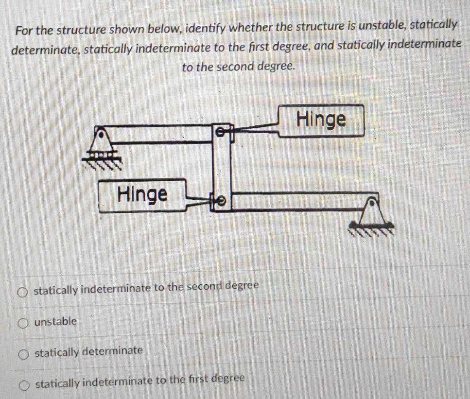 Solved For the structure shown below, identify whether the | Chegg.com