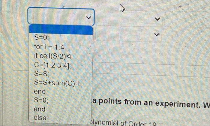 Solved Arrange the code so that it makes sense and runs in | Chegg.com