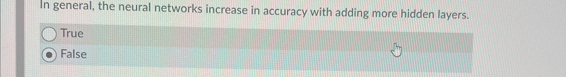 Solved In general, the neural networks increase in accuracy | Chegg.com