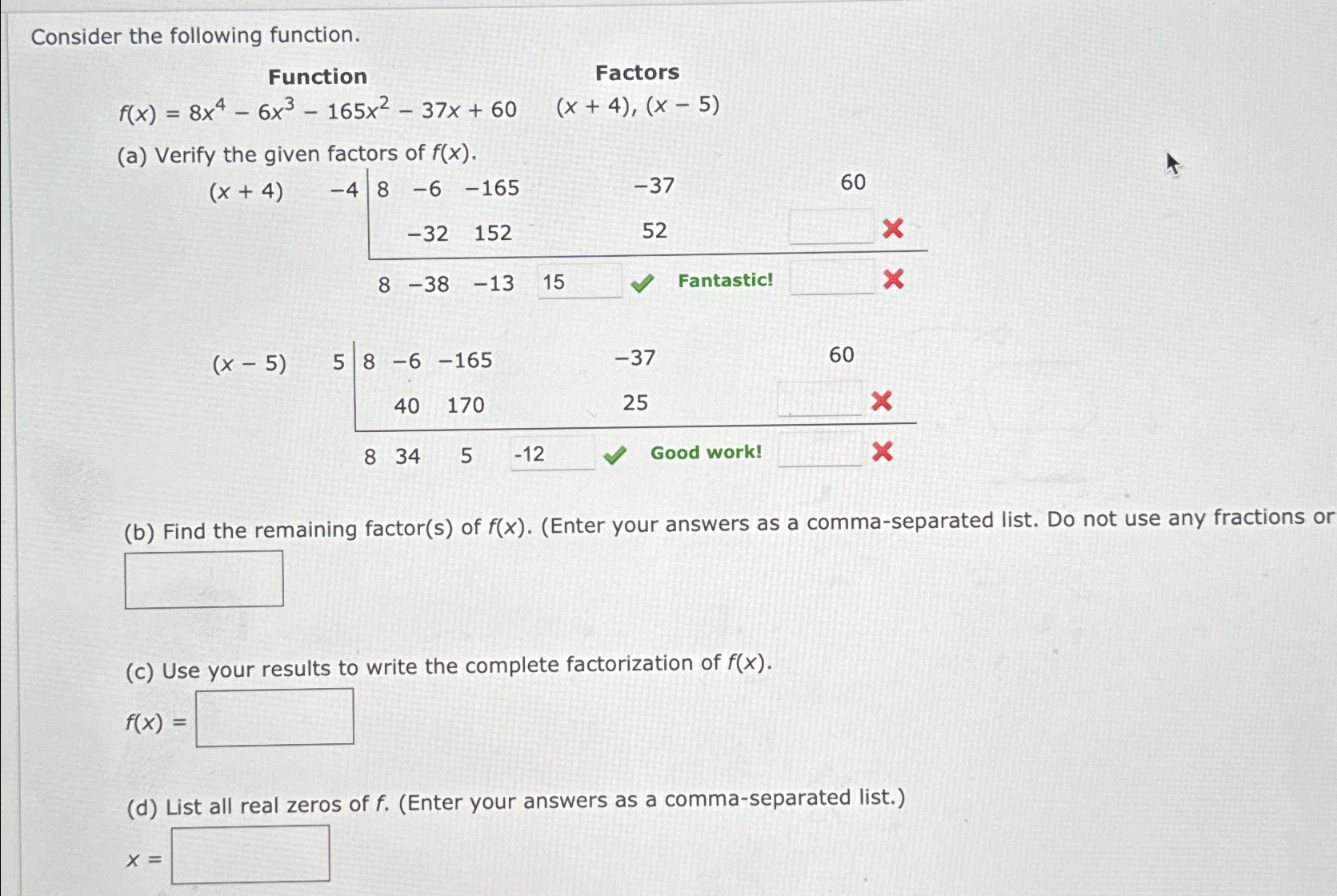 Solved Consider the following | Chegg.com
