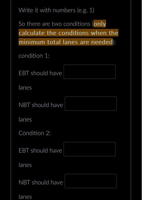 Solved 8-4. For the intersection illustrated below, find the | Chegg.com