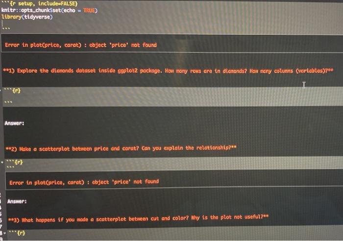 Solved ''{r setup, include=FALSE} knitr::opts.chunksset(echo | Chegg.com