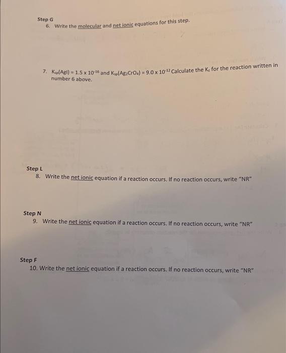 Conclusions and Calculations: (work alone) On the | Chegg.com