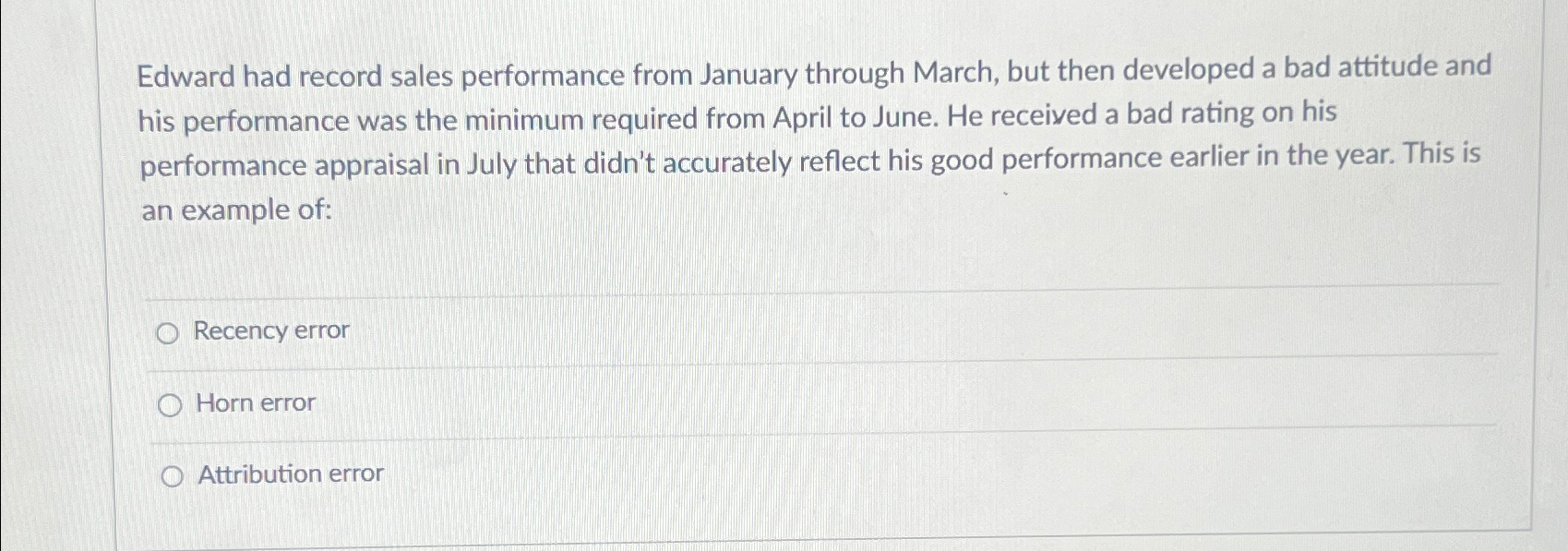 Solved Edward had record sales performance from January | Chegg.com