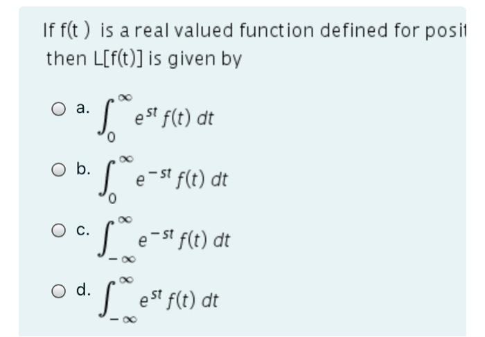 Solved The following differential equation dy =(1+e) dx O a. | Chegg.com