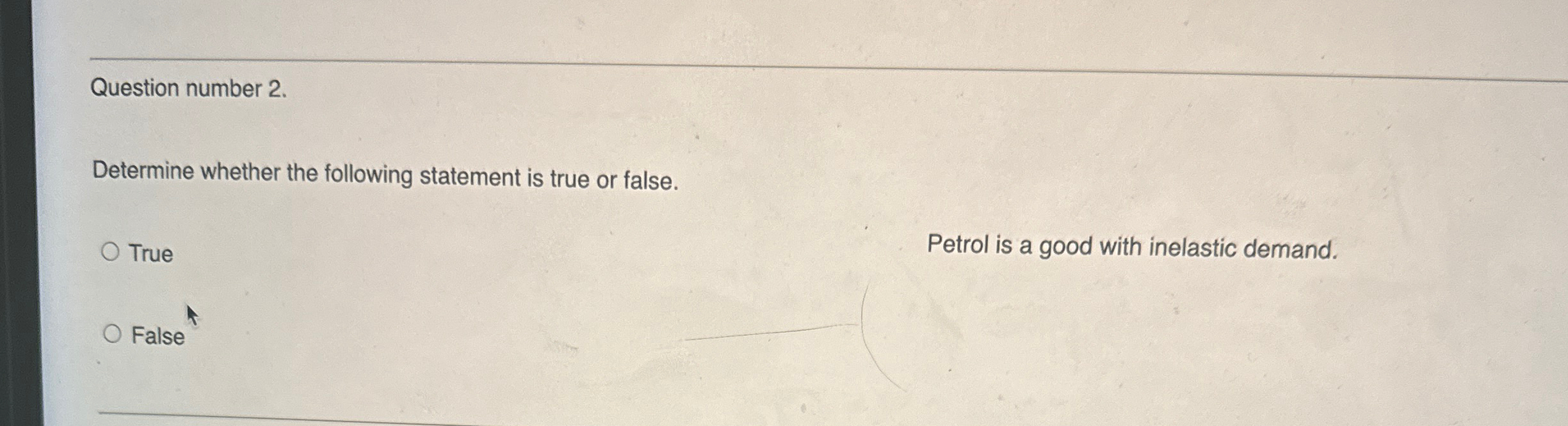 Solved Question number 2.Determine whether the following | Chegg.com