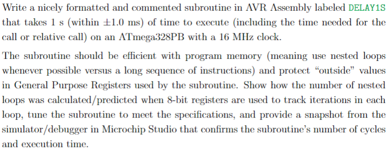 Solved Write a nicely formatted and commented subroutine in | Chegg.com