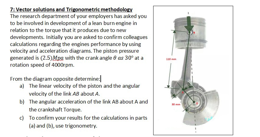 Solved 7: Vector solutions and Trigonometric methodologyThe | Chegg.com