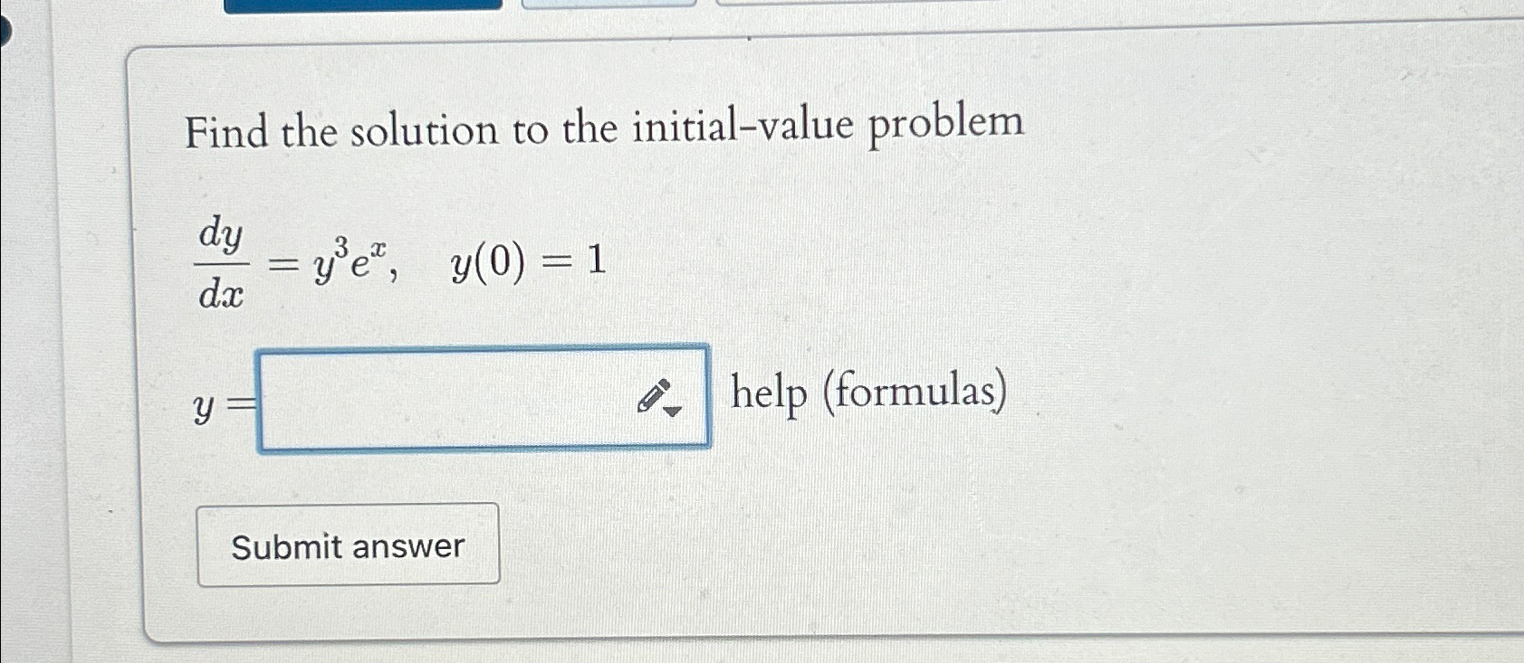 Solved Find the solution to the initial-value | Chegg.com