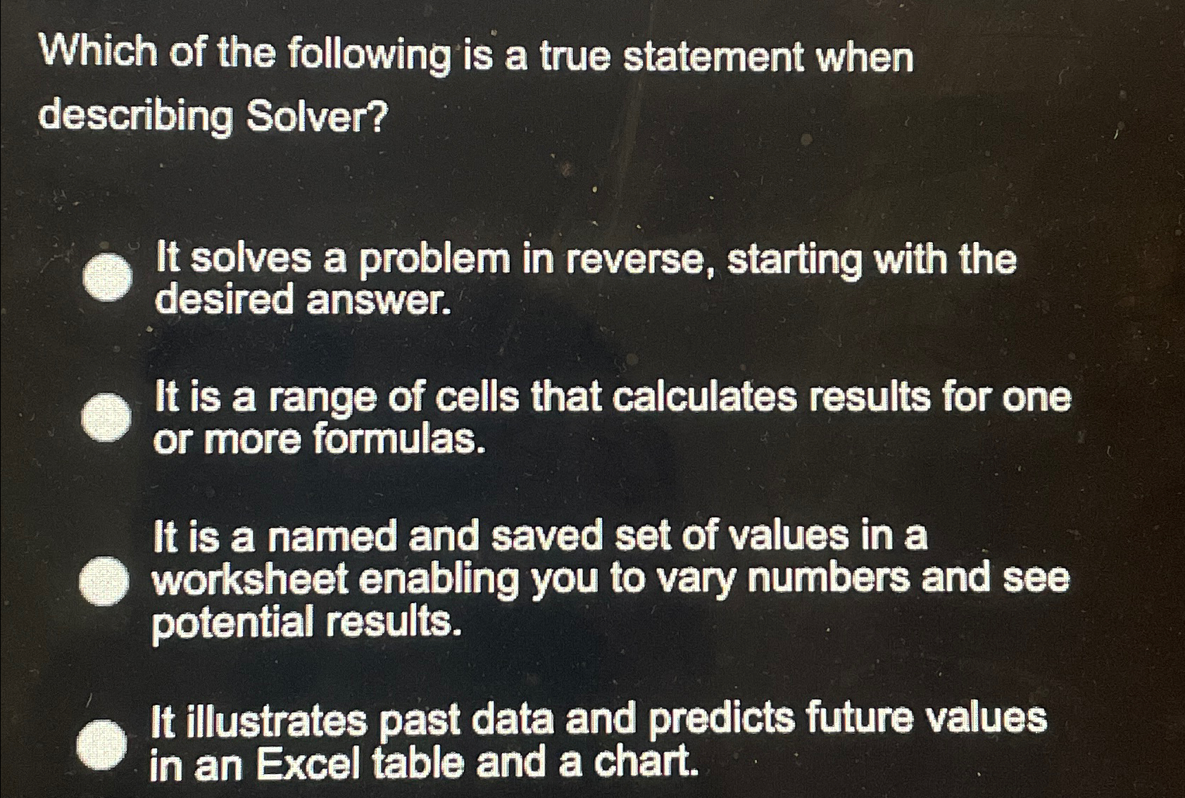 Solved Which of the following is a true statement when | Chegg.com