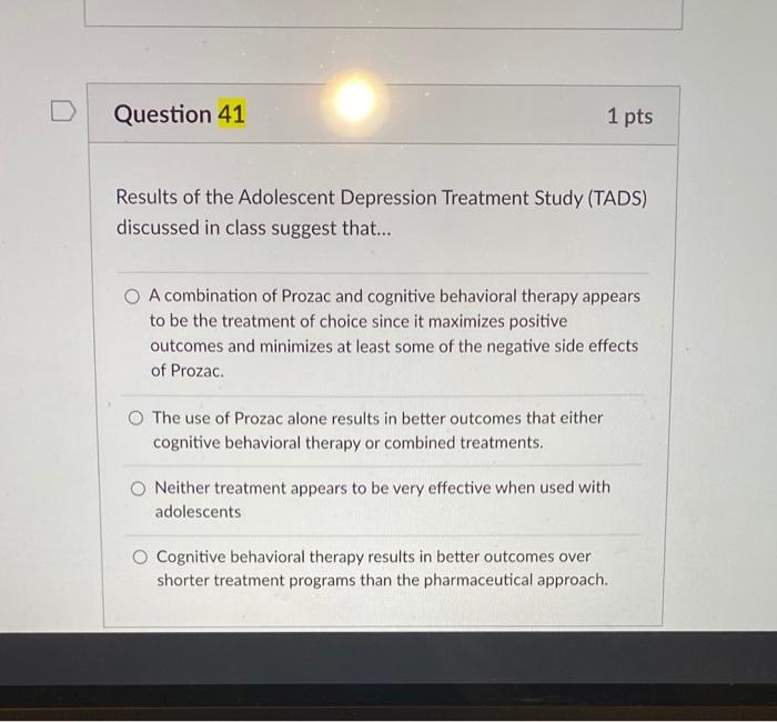 Solved Question 40 1 pts Barkley's Model of Attention | Chegg.com
