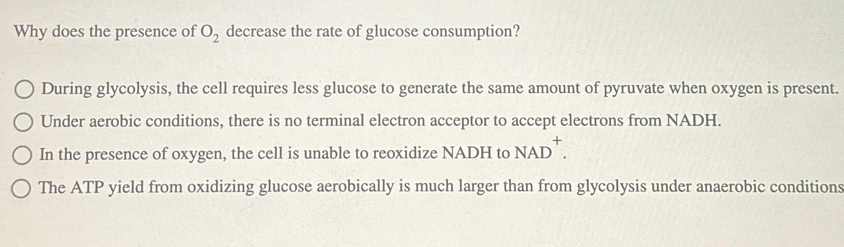 Solved Why Does The Presence Of O2 ﻿decrease The Rate Of 9583