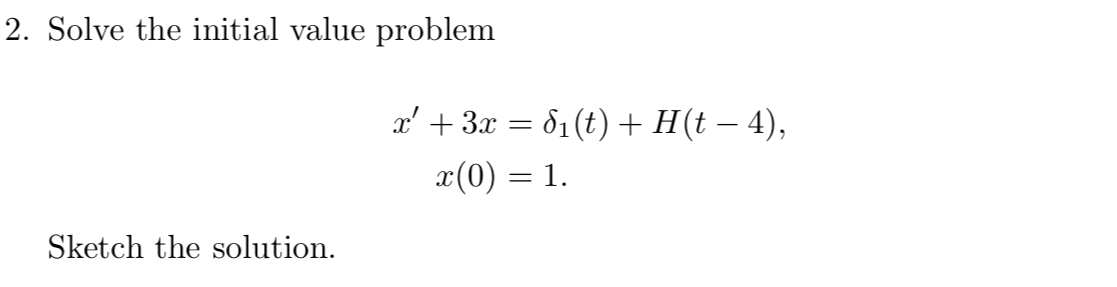 Solve the initial value problem using Laplace | Chegg.com