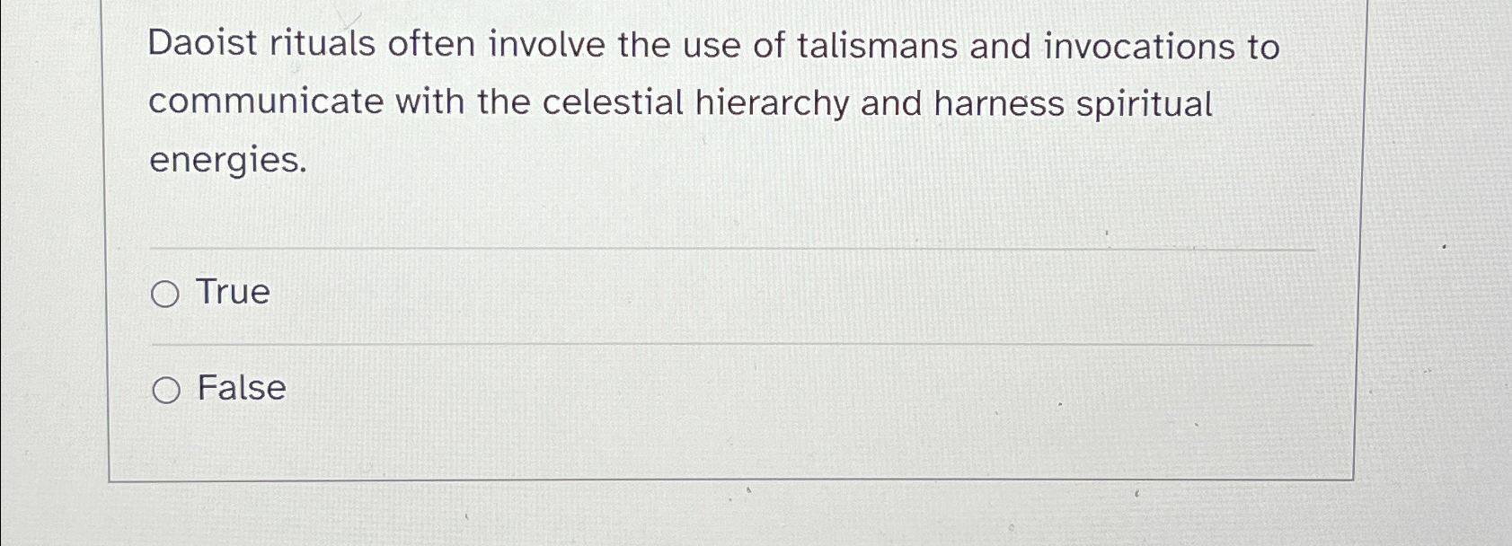 Solved Daoist rituals often involve the use of talismans and | Chegg.com