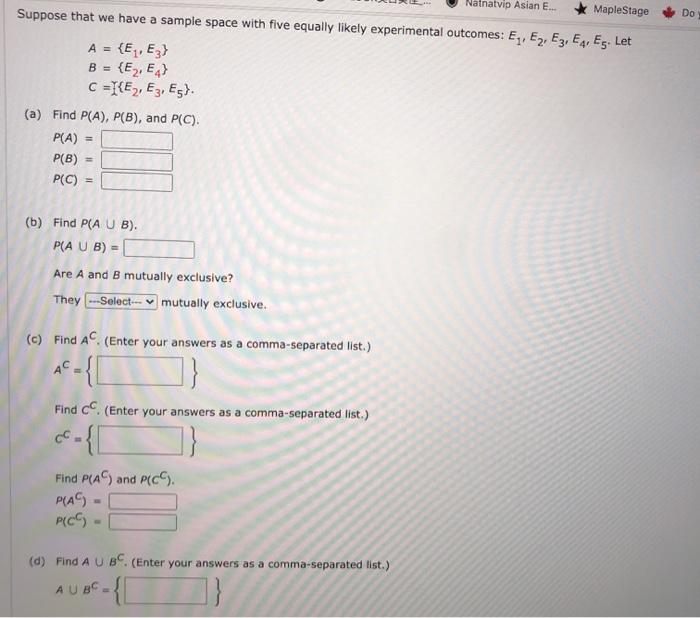 Solved Natnatvip Asian E... Do MapleStage Suppose that we | Chegg.com