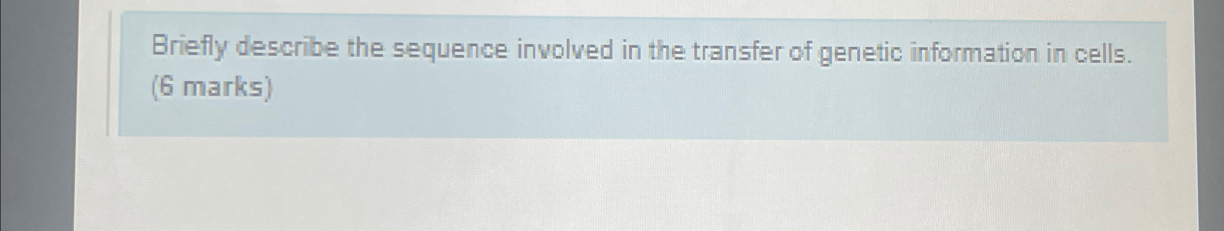 Solved Briefly describe the sequence involved in the | Chegg.com