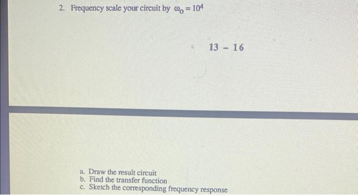 Solved 1. Given the following op amp circuit a. Draw the | Chegg.com