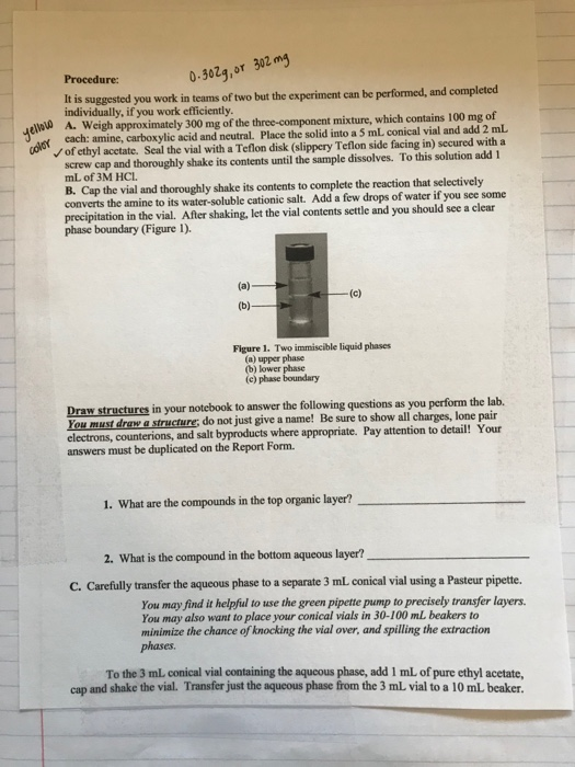 Solved Separation of a Three-Component Mixture by Extraction | Chegg.com