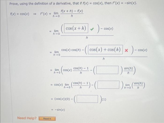 Solved Prove, using the definition of a derivative, that if | Chegg.com