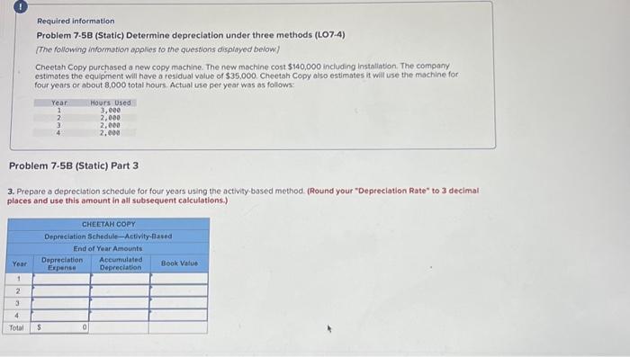 Solved Required information Problem 7.5B (Static) Determine | Chegg.com