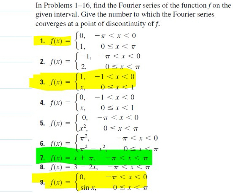 Solved Explain and solve 1 ,3 ,9n Problems 1-16, ﻿find the | Chegg.com