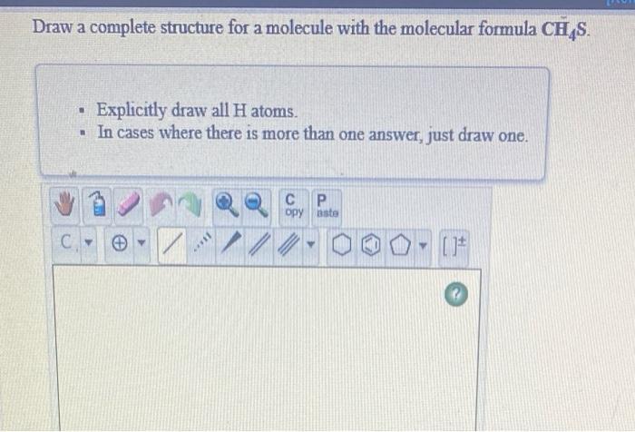 Solved Draw a complete structure for a molecule with the | Chegg.com