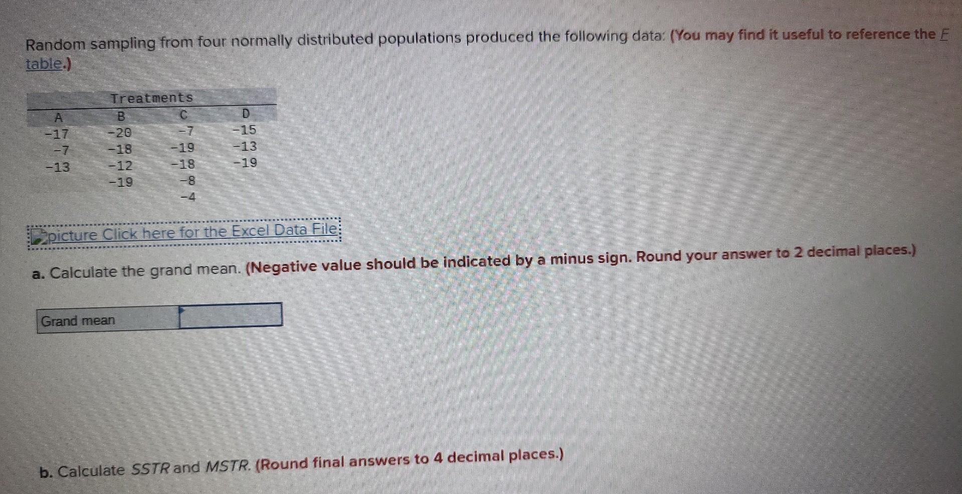 Solved Random sampling from four normally distributed | Chegg.com