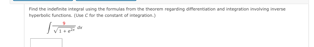 Solved Find the indefinite integral using the formulas from | Chegg.com