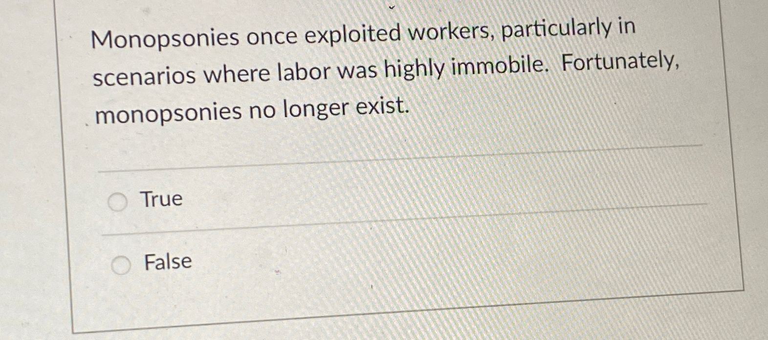 Solved Monopsonies once exploited workers, particularly in | Chegg.com
